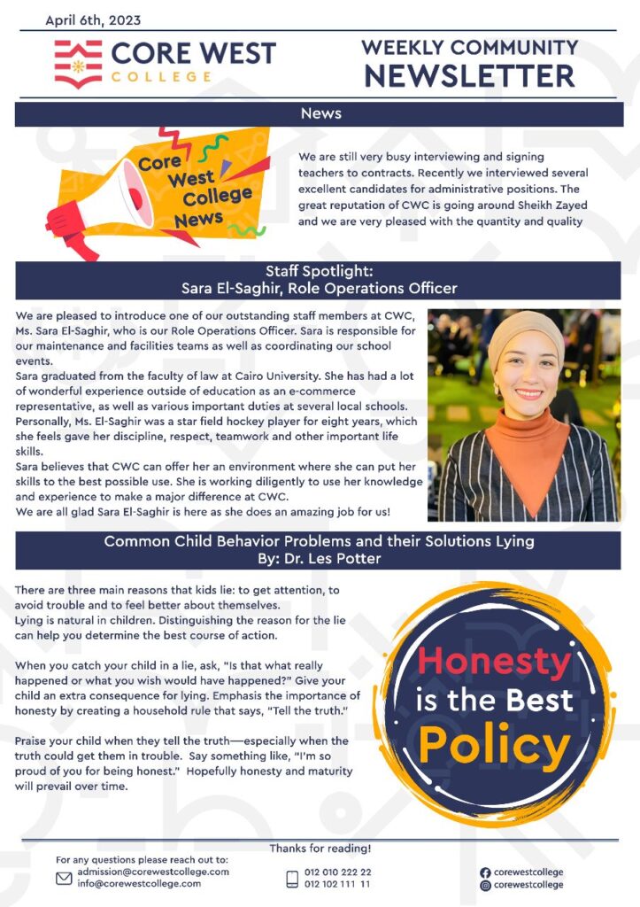 Newsletter - Core West College